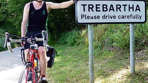 Cornish adventurer takes on the world with his bicycle | thepost.uk.com