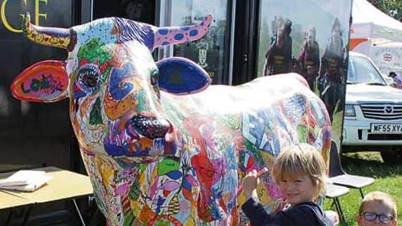 Colourful college cow catches the eye | thepost.uk.com