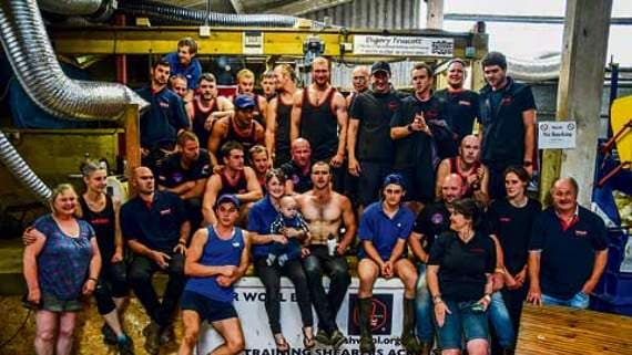 Matt Smith smashes the Nine Hour Ewe World Shearing Record at his home ...