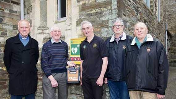 New defibrillator installed outside church | thepost.uk.com