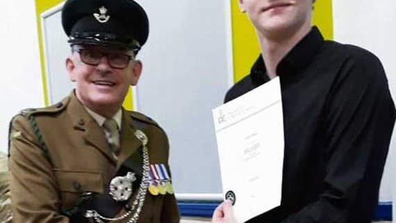 Annual inspection of Holsworthy detachment of the army cadet force ...