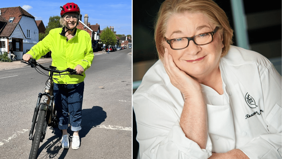 TV chef Rosemary Shrager takes on 450-mile charity cycle from Cornwall ...